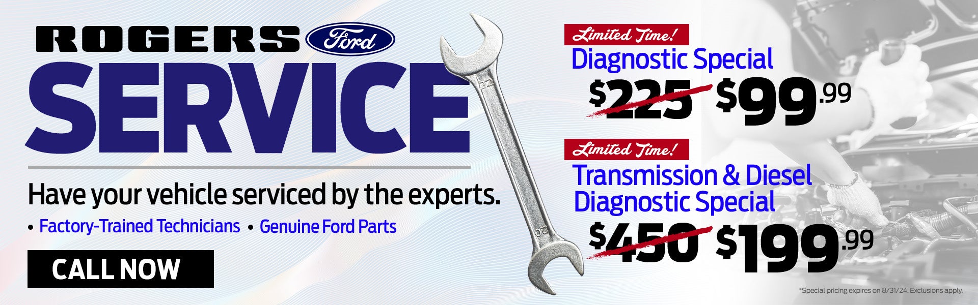 Ford Service Department | Automotive Service Midland | Rogers Ford Sales